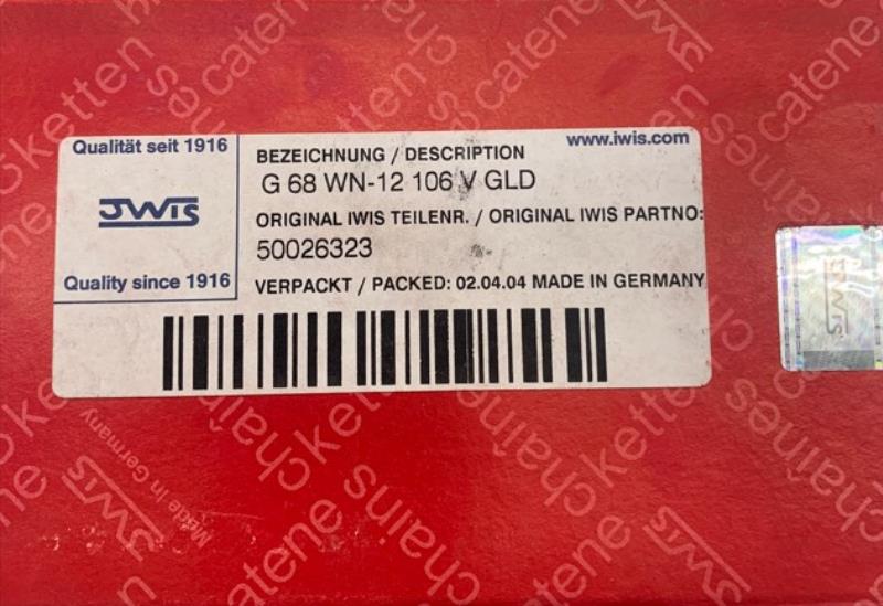 ΚΑΔΕΝΑ ΧΡΟΝΙΣΜΟΥ IWIS 106 ΔΟΝΤΙΑ M102 ΜΟΝΗ ΑΝΟΙΧΤΗ W123 ΣΕΝΤΑΝ W124 ...